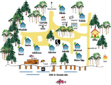 Resort Map - Idle Hours Resort